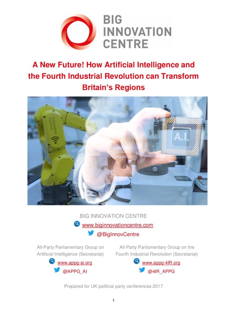 September 25, 2017 - Big Innovation Center